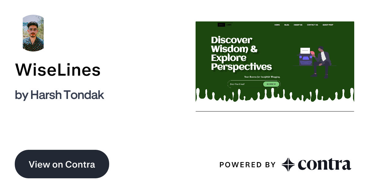 WiseLines by Harsh Tondak