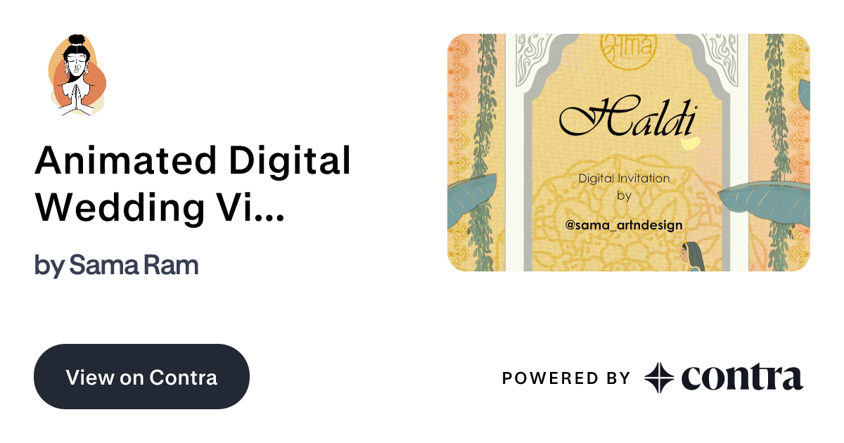Animated Digital Wedding Video Invitations by Sama Ram