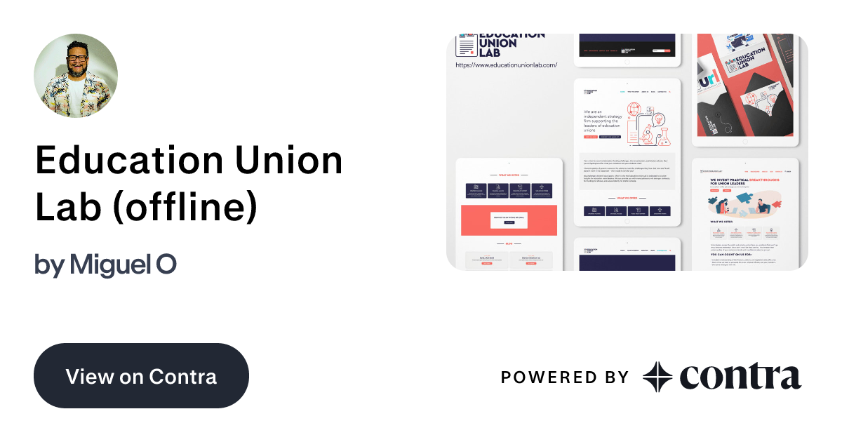 Education Union Lab (offline) by Miguel Ochoa
