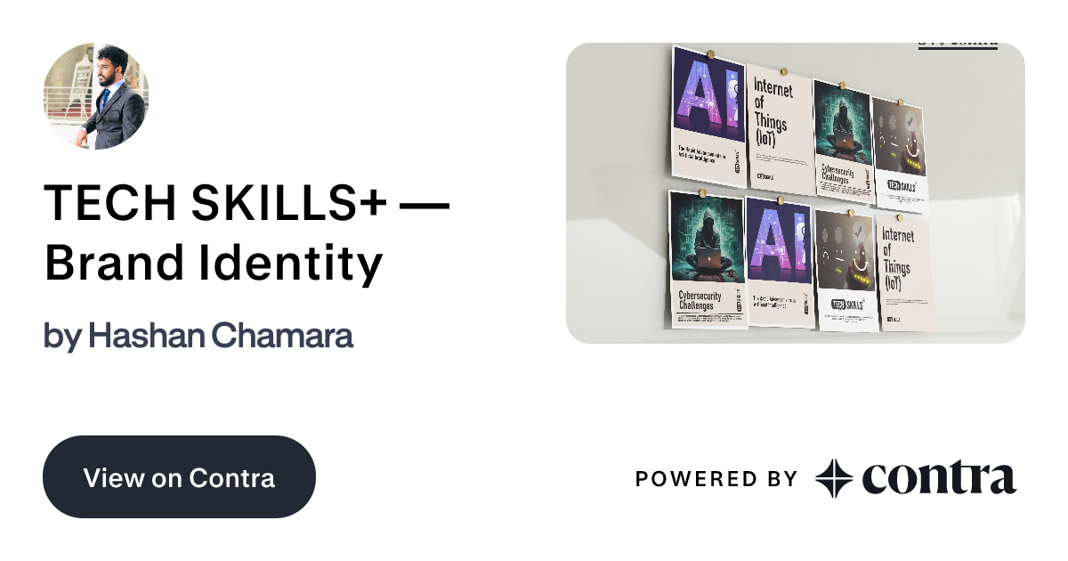 TECH SKILLS+ — Brand Identity by Hashan Chamara