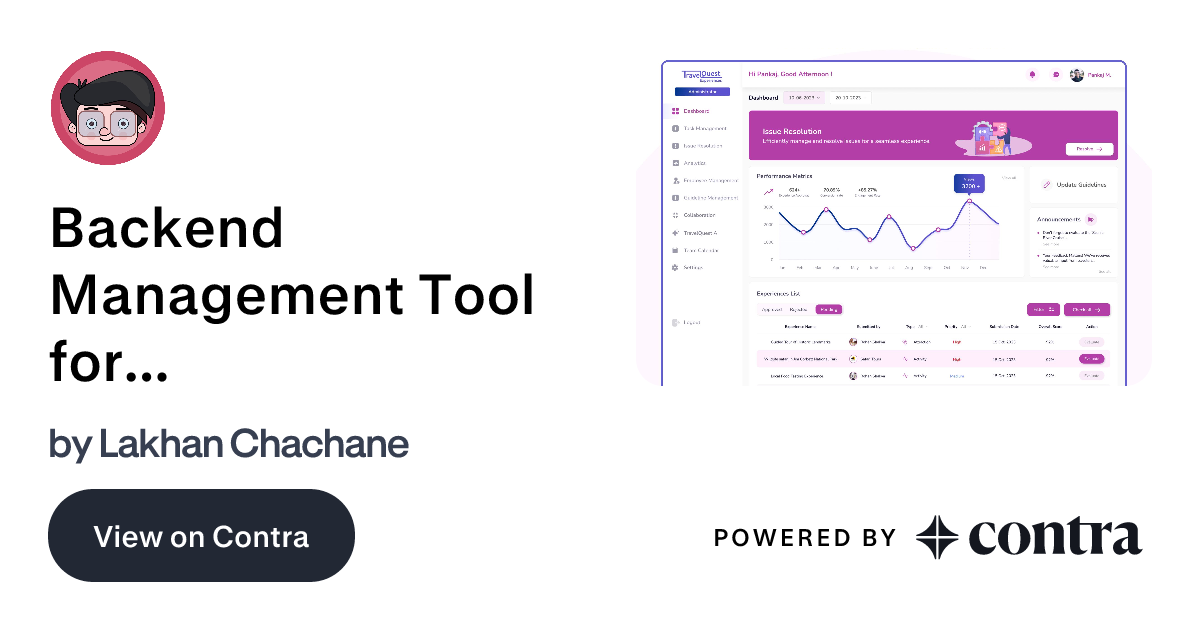 Backend Management Tool for Employees by Lakhan Chachane