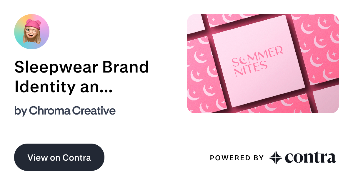 Sleepwear Brand Identity and Packaging Design by Chroma Creative