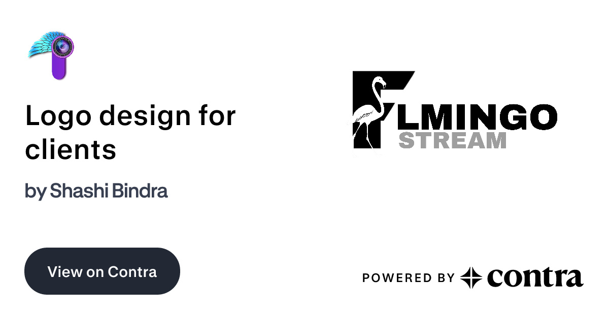 Logo design for clients by Shashi Bindra