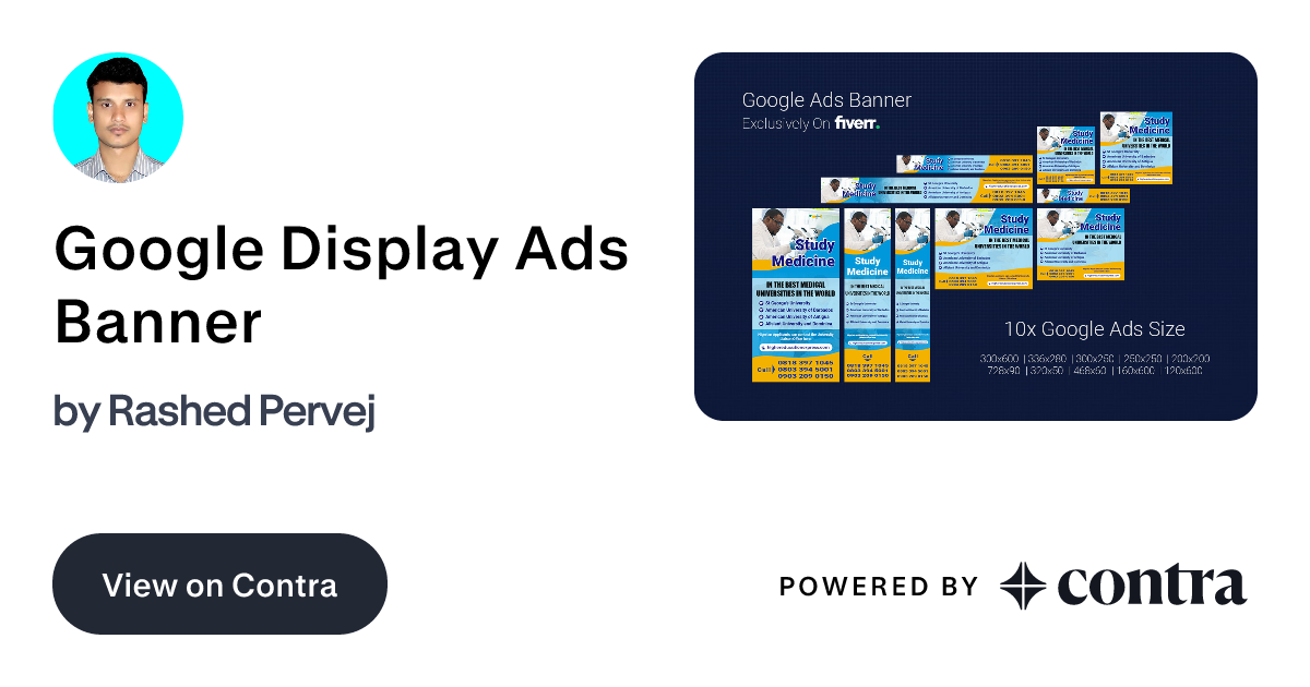 Google Display Ads Banner by Rashed Pervej