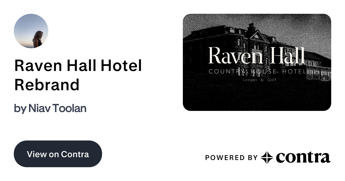 Raven Hall Hotel Rebrand by Niav Toolan