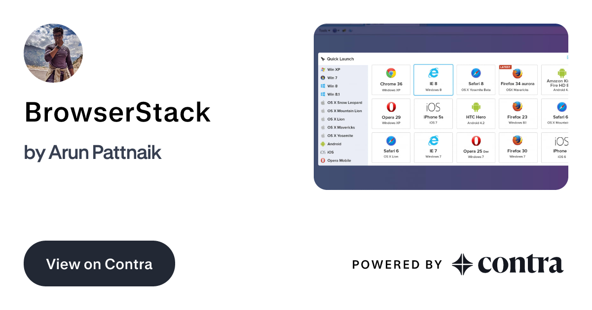 BrowserStack by Arun Pattnaik