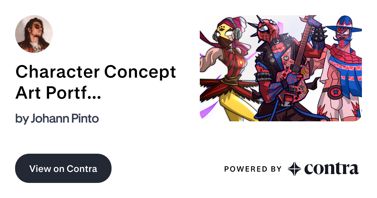 Character Concept Art Portfolio 🎨 by Johann Pinto