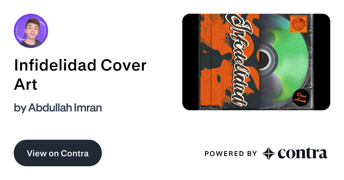 Infidelidad Cover Art by Abdullah Imran