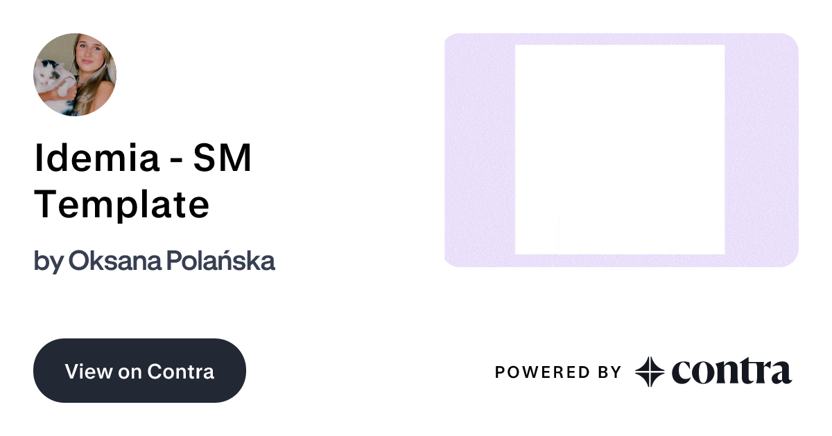 Idemia - SM Template by Oksana Polańska