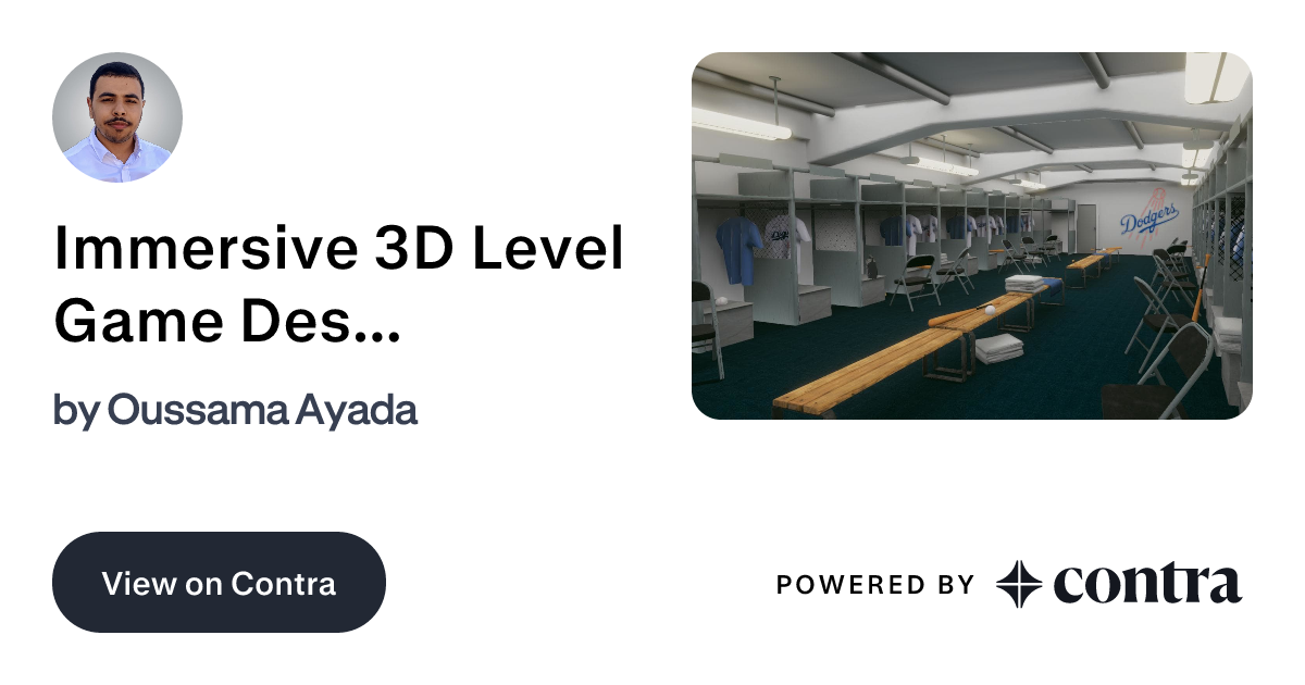 Immersive 3D Level Game Design for Virtual Reality by Oussama Ayada