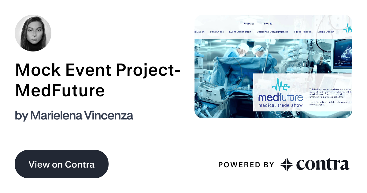 Mock Event Project-MedFuture by Marielena Vincenza