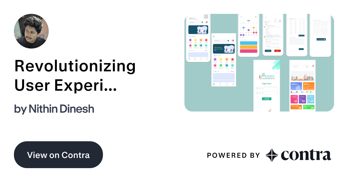 Revolutionizing User Experiences: Application UI Design by Nithin Dinesh