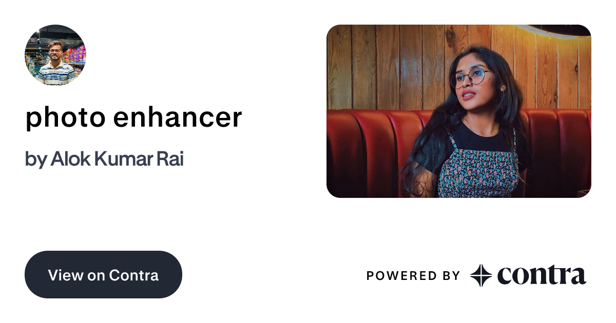 photo enhancer by Alok Kumar Rai