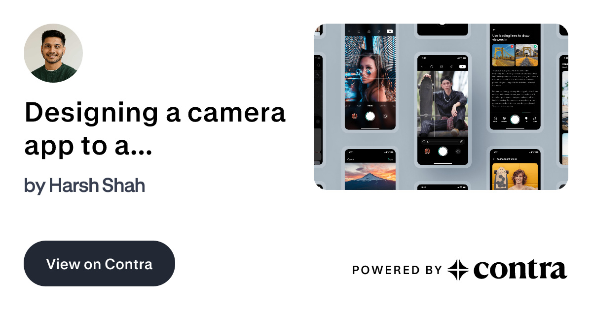 Designing a camera app to assist people in clicking great photos by ...