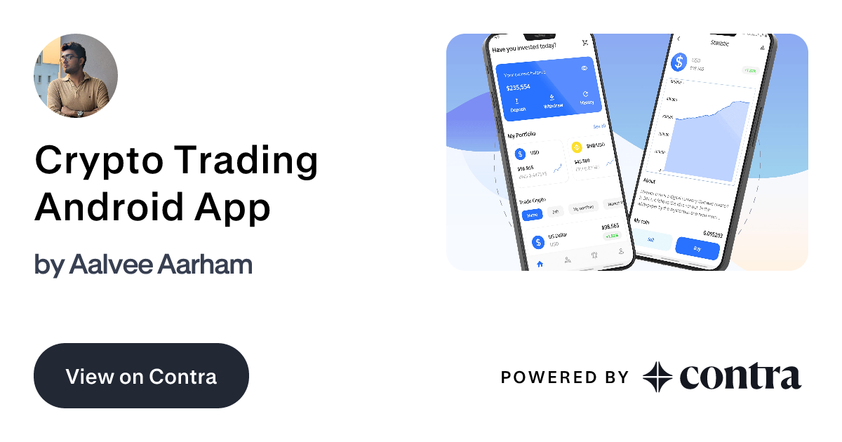 Crypto Trading Android App by Aalvee Aarham