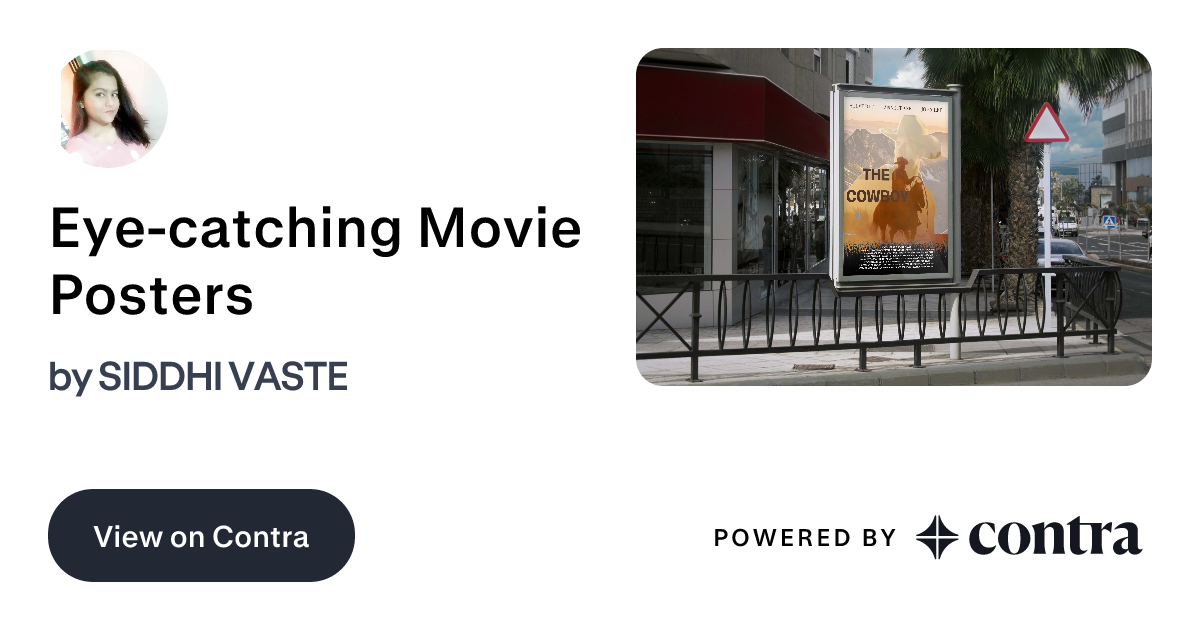 Eye-catching Movie Posters by SIDDHI VASTE