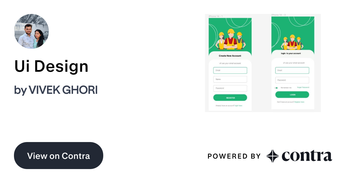 Ui Design by VIVEK GHORI