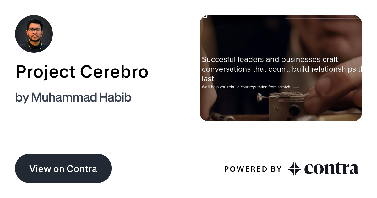 Cerebro by Muhammad Habib