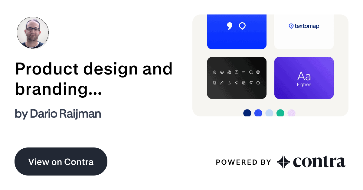 Product design and branding for and AI-powered web-app by Dario Raijman