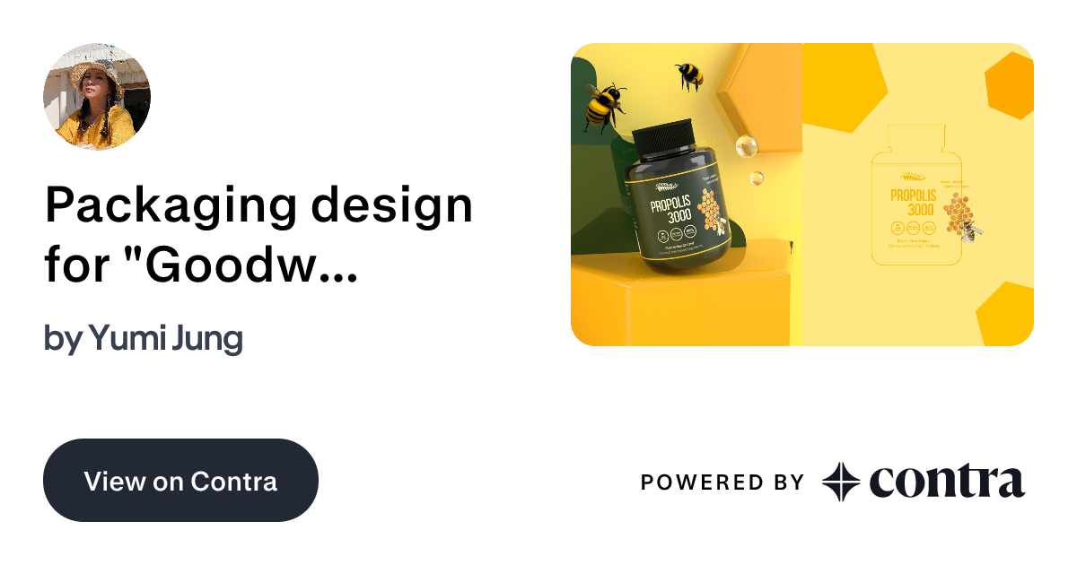 Packaging design for "Goodwell" by Yumi Jung