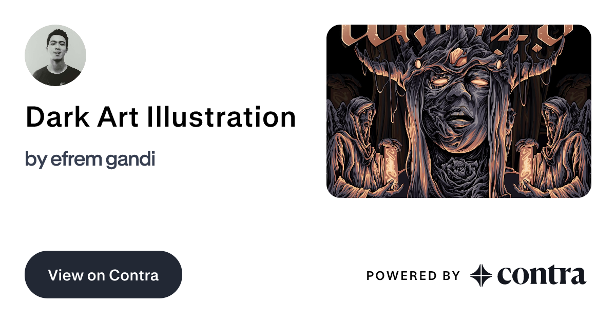 Dark Art Illustration by efrem gandi