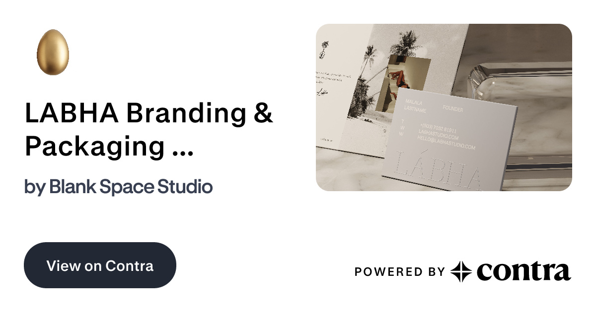 LABHA Branding & Packaging Design by Blank Space Studio