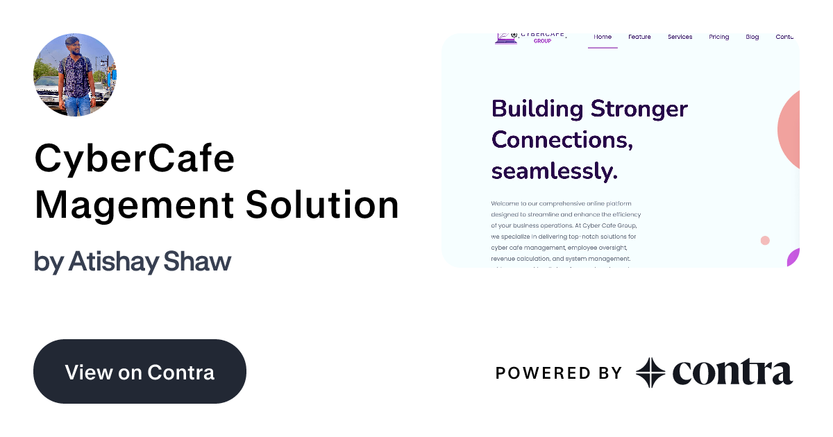 CyberCafe Magement Solution by Atishay Shaw