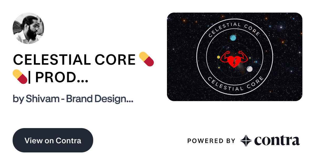 CELESTIAL CORE 💊💊| PRODUCT & BRAND DESIGN by Mr Awara