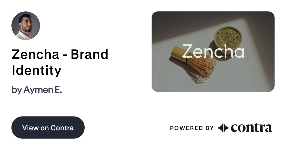 Zencha - Brand Identity by Aymen E.