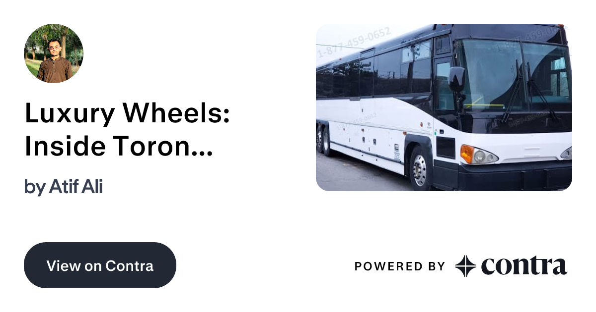 Luxury Wheels: Inside Toronto Limousine's Lavish MCI 4 Party Bus by ...