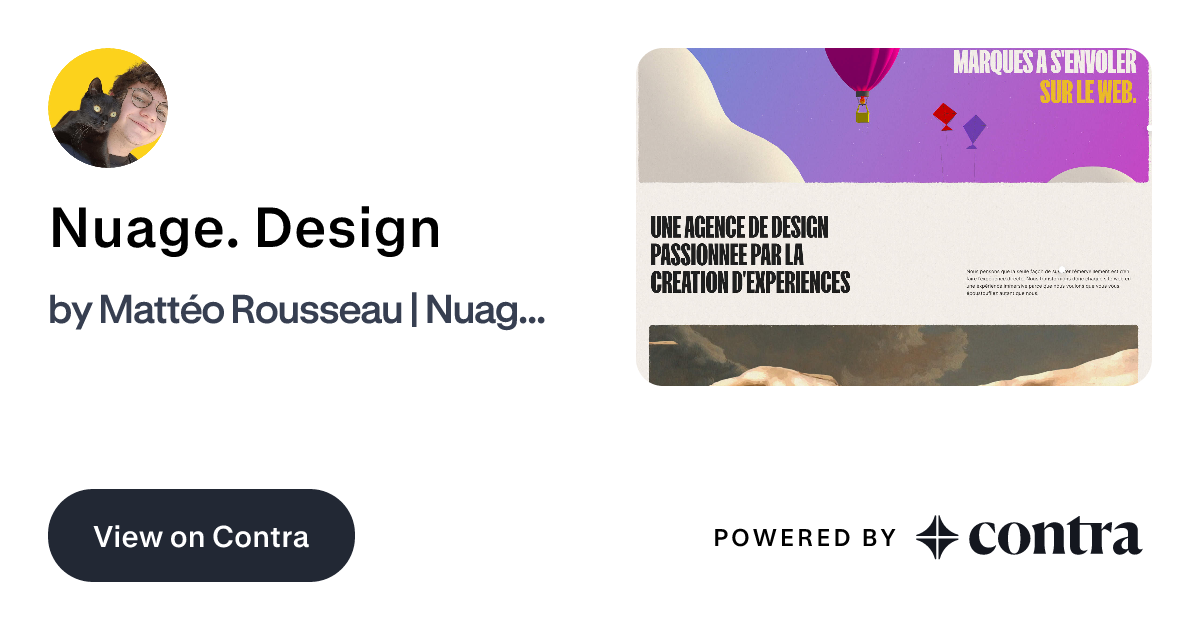 Nuage. Design by Mattéo Rousseau | Nuage. Design