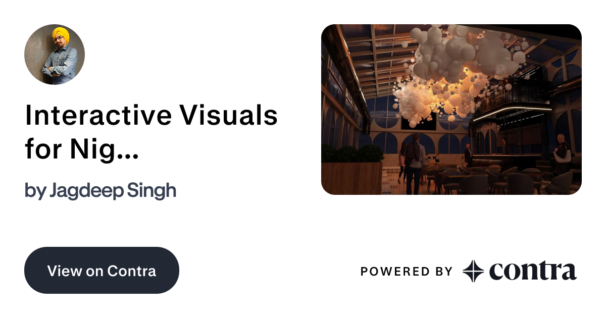Interactive Visuals for Night Clubs and Events by Jagdeep Singh