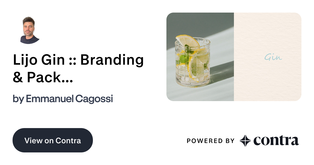 Lijo Gin :: Branding & Packaging Identity by Emmanuel Cagossi
