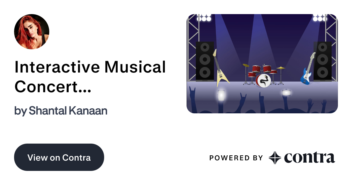 Interactive Musical Concert Animation by Shantal Kanaan