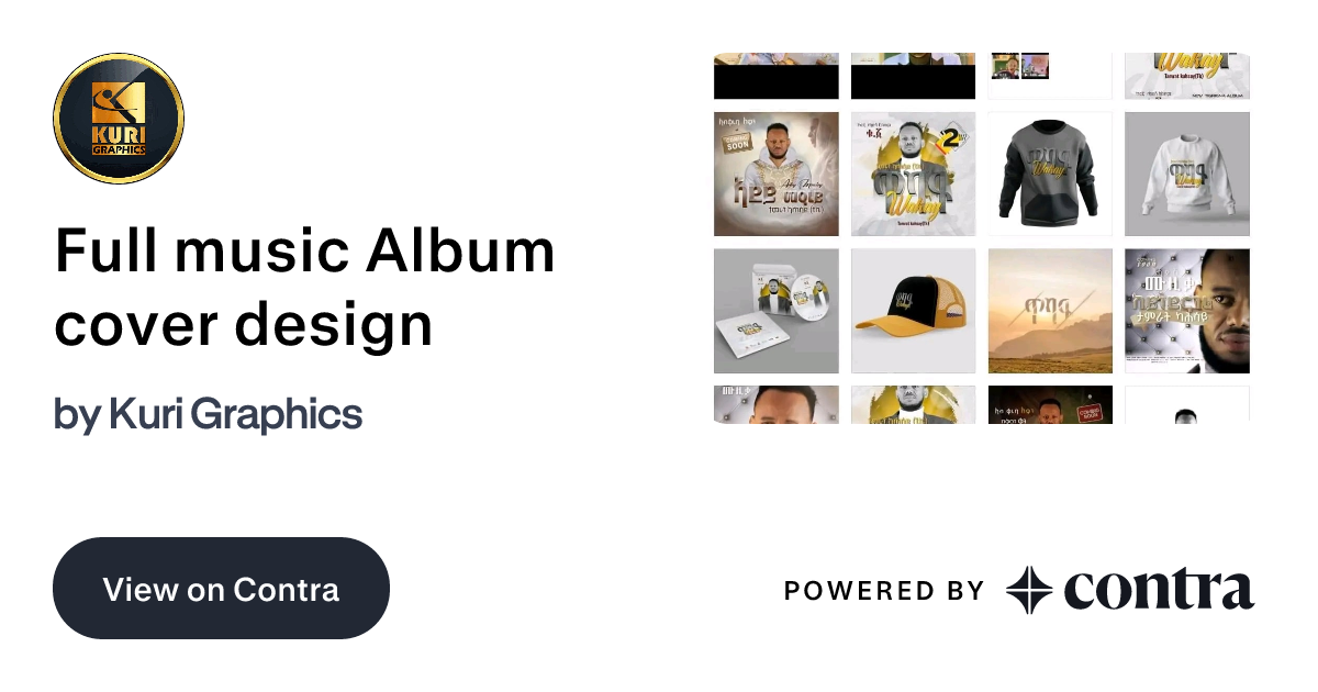 Full music Album cover design by Kuri Graphics