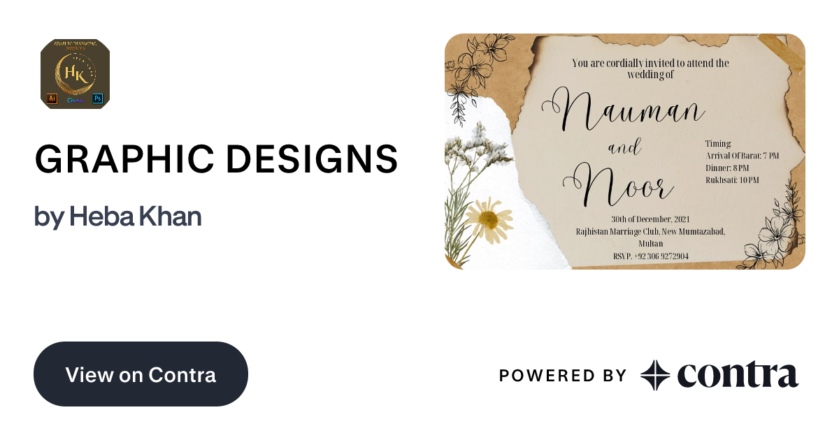 GRAPHIC DESIGNS by Heba Khan