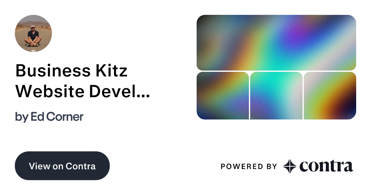 Business Kitz Website Development by Ed Corner
