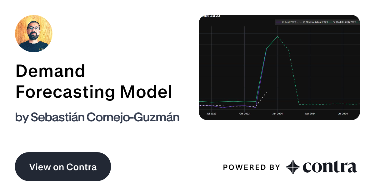 Demand Forecasting Model by Sebastián Cornejo-Guzmán