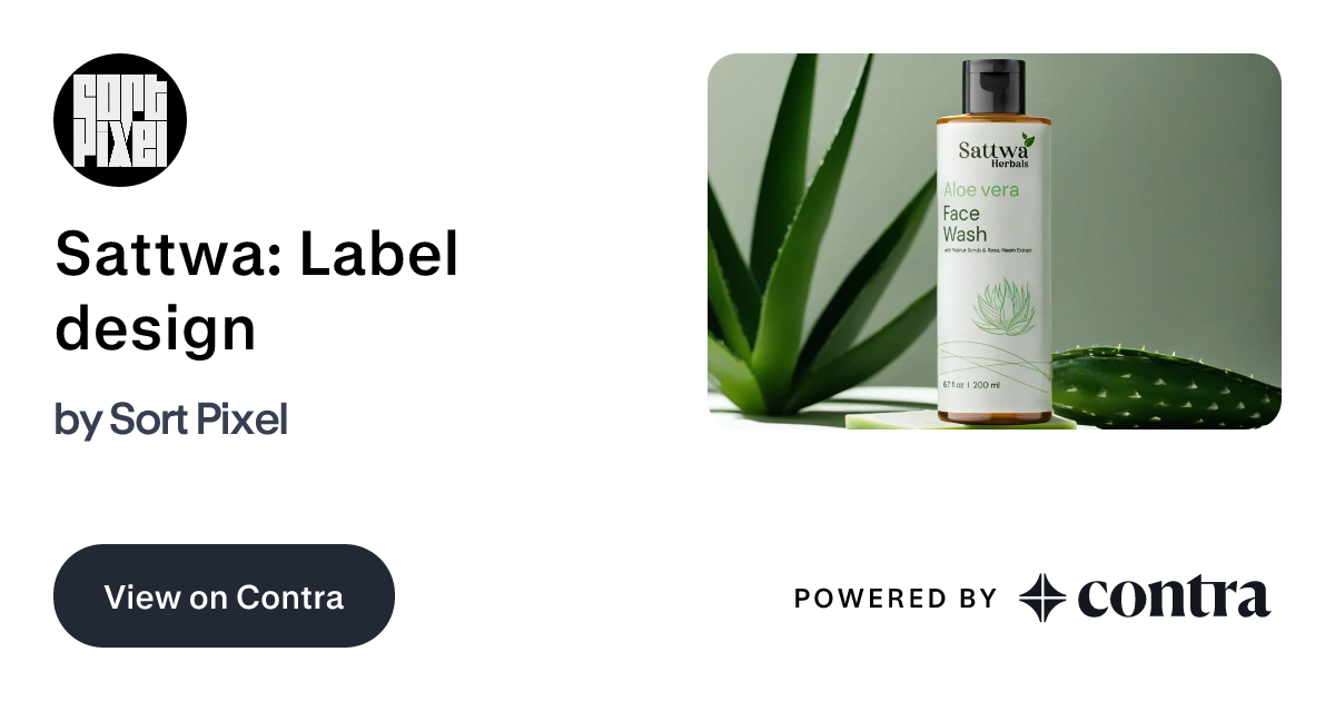 Sattwa: Label design by Sort Pixel