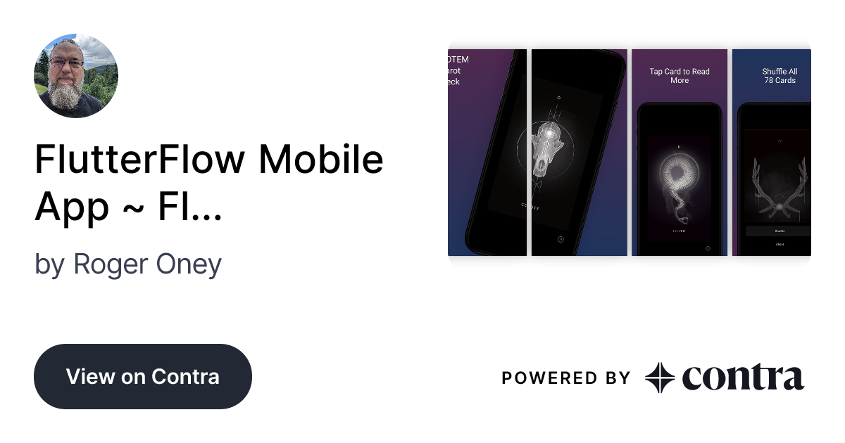 Flutterflow Mobile App ~ Flutter Dart Uiux By Roger Oney 