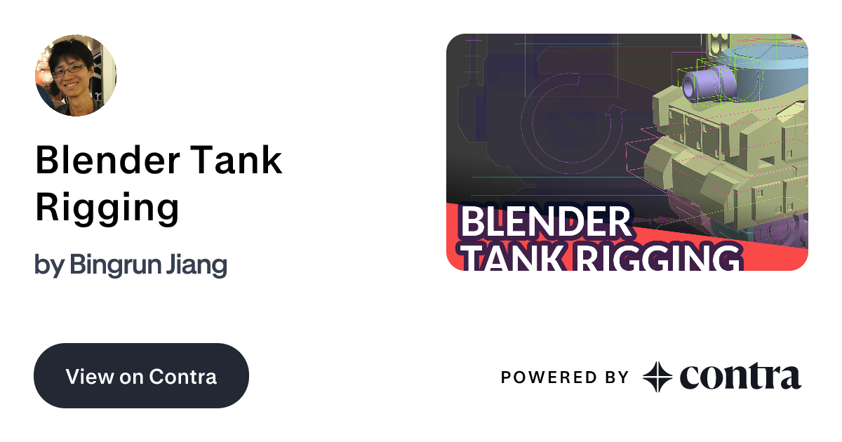 Blender Tank Rigging by Bingrun Jiang