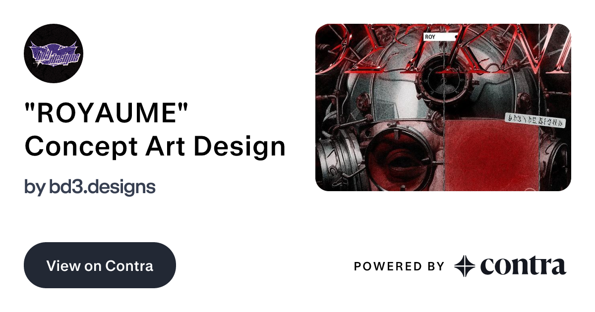 "ROYAUME" Concept Art Design by bd3.designs