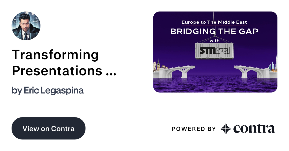 Transforming Presentations with Engaging Visuals by Eric Legaspina