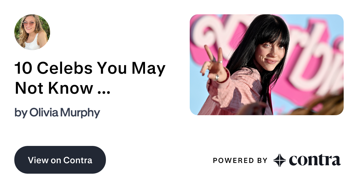 10 Celebs You May Not Know Have Disabilities by Olivia Murphy