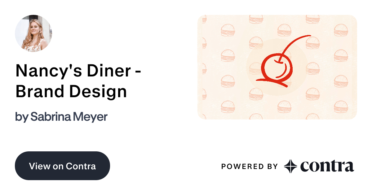 Nancy's Diner - Brand Design by Sabrina Meyer