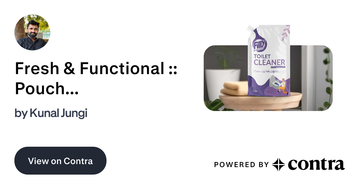 Fresh & Functional :: Pouch Design by Kunal Jungi