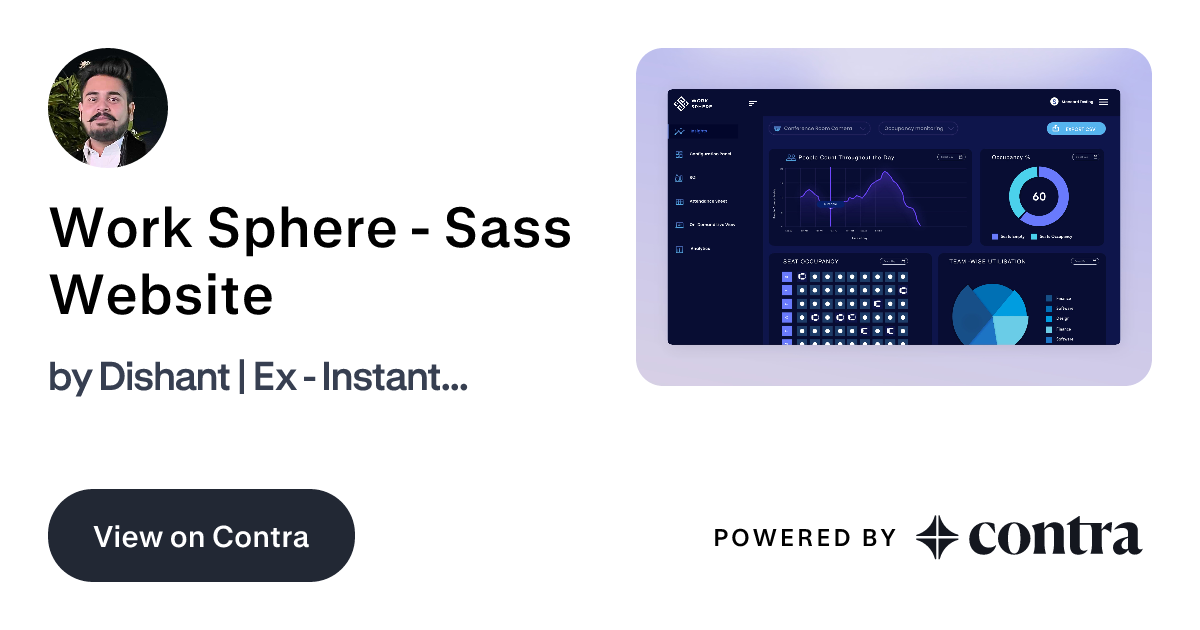 Work Sphere - Sass Website by Dishant | Ex - Instantly, Copilot, Loti