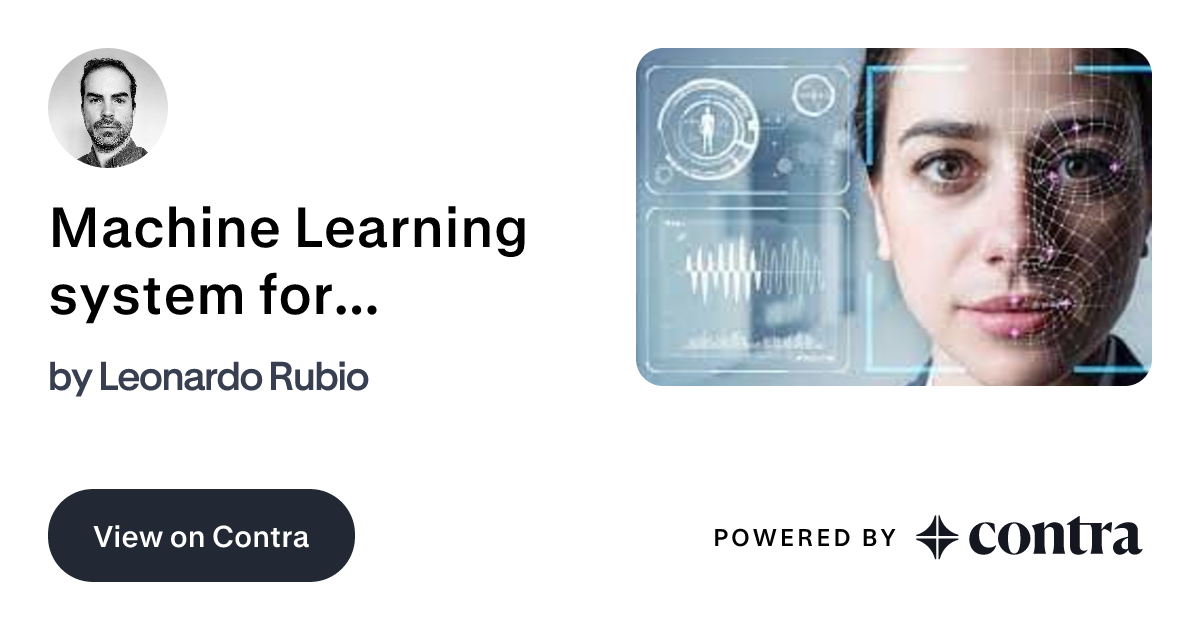 Machine Learning system for face classification by Leonardo Rubio