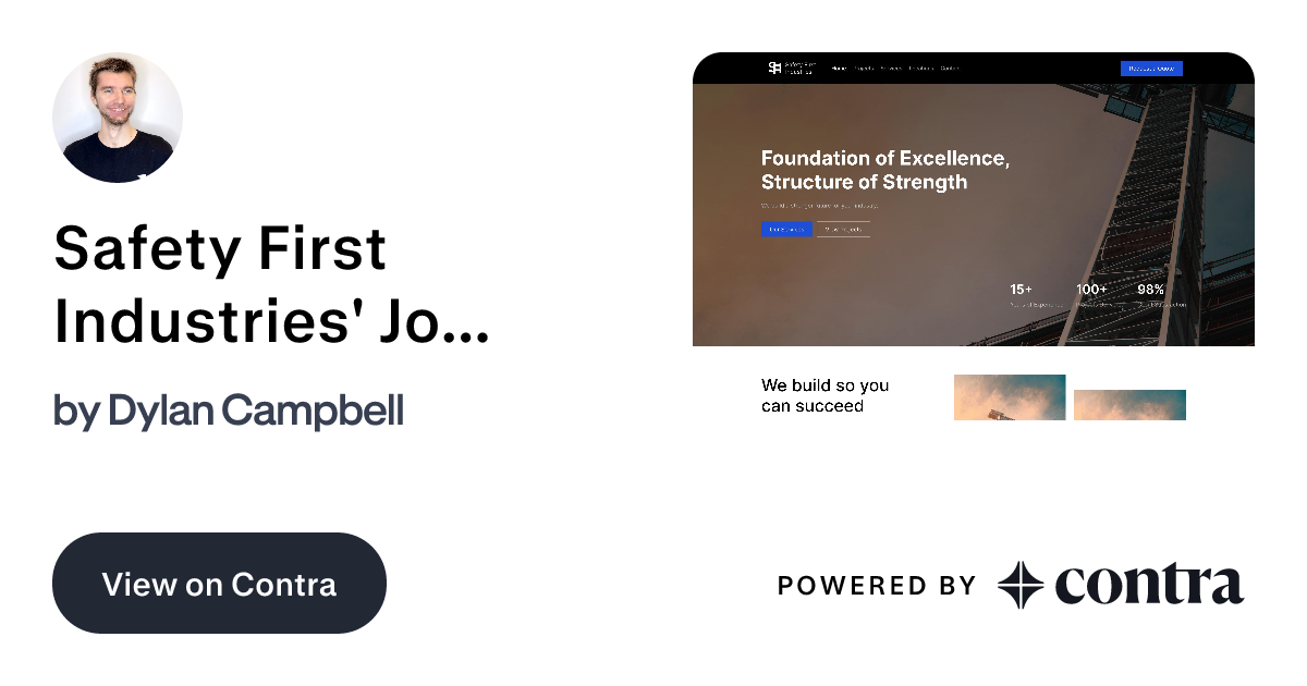 Safety First Industries' Journey into the Digital Space by Dylan Campbell