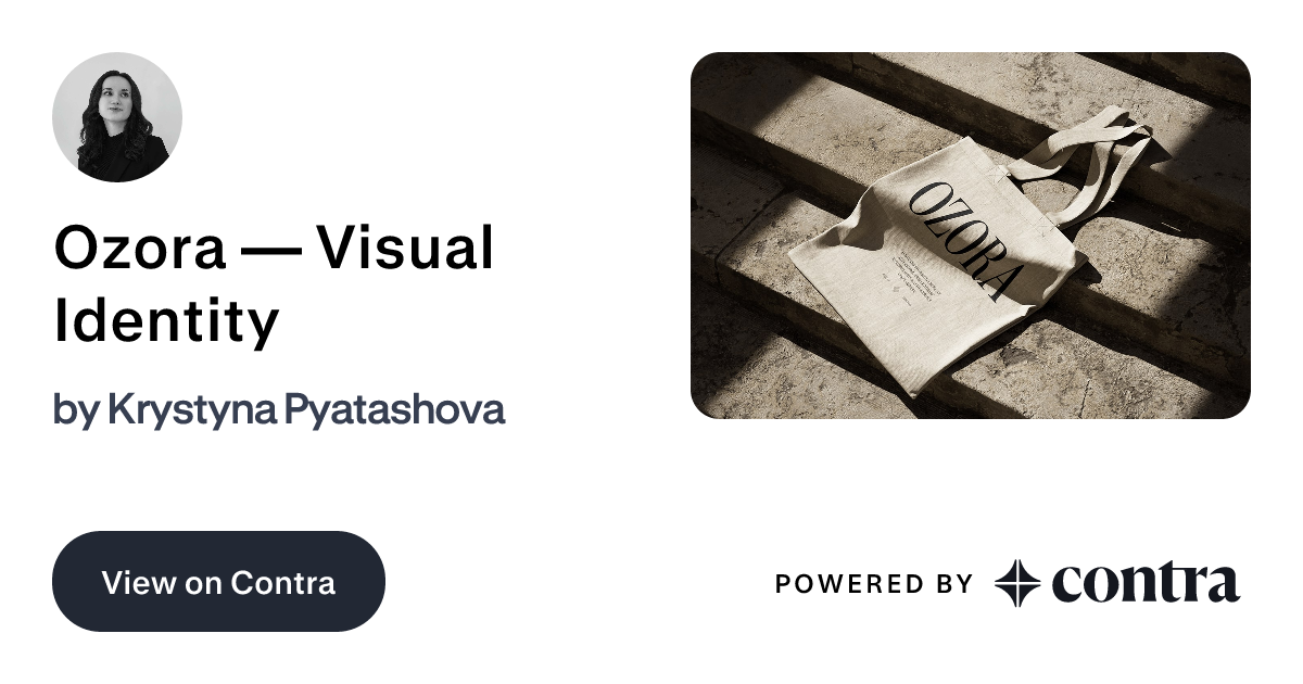 Ozora — Visual Identity by Krystyna Pyatashova